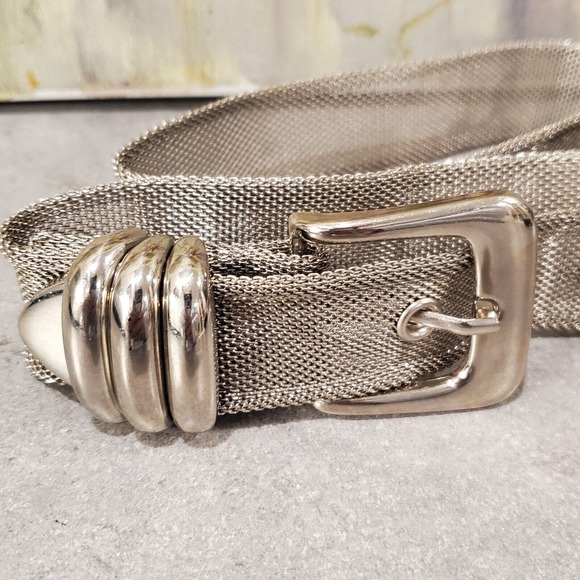 Unbranded | Accessories | Vintage Silver Mesh Chain Belt | Poshmark